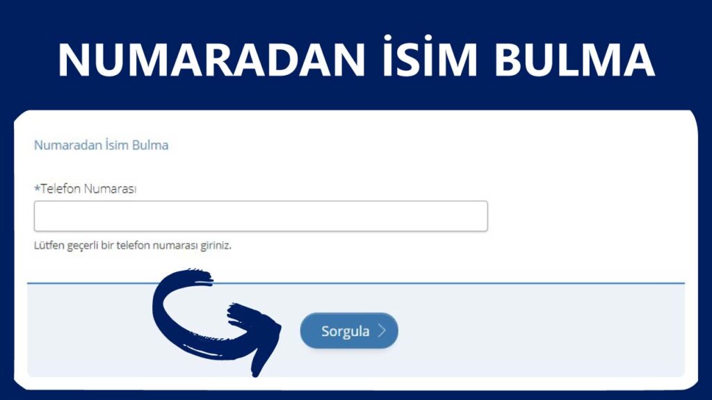 Ad Soyad Sorgulama - teknobilir.com