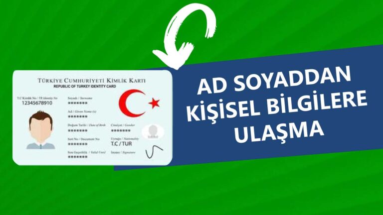Ad Soyad Sorgulama - teknobilir.com